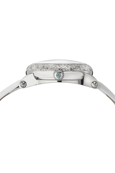 Porsamo Bleu Liza Luxury Automatic Topaz Women's Watch, Satin Leather